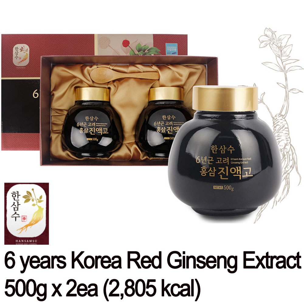 Hansamsu 6 years Korea Red Ginseng Extract 500g x 2ea (2,805kcal) | Shopee Philippines