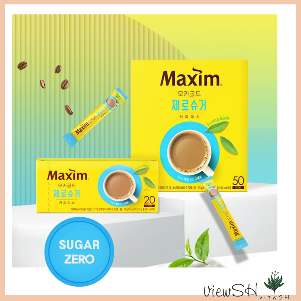 [Maxim] Mocha Gold Zero Sugar Coffee Mix (20T/50T) | Instant Coffee ...
