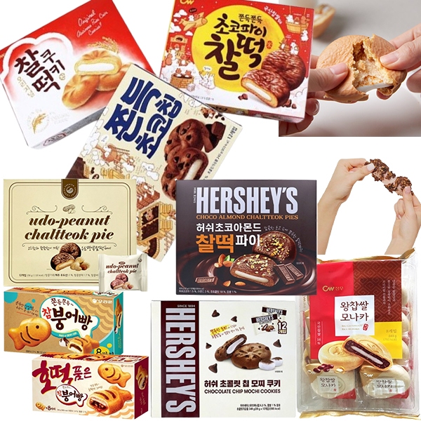 [ A collection of popular rice cake cookie ] Korea Korean choco pie ...