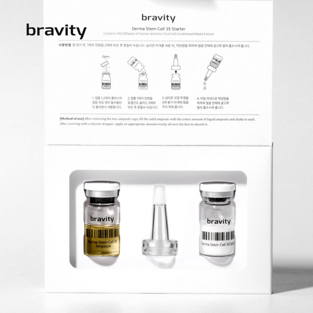 BRAVITY Derma Stem Cell 35 Starter (Ampoule 5ml + Solid 0.3g) | Shopee ...