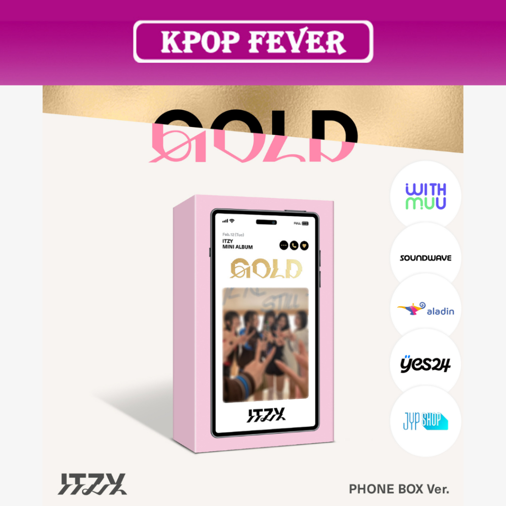 ITZY – [ GOLD ] ALBUM ( PHONE BOX VER ) | Shopee Philippines