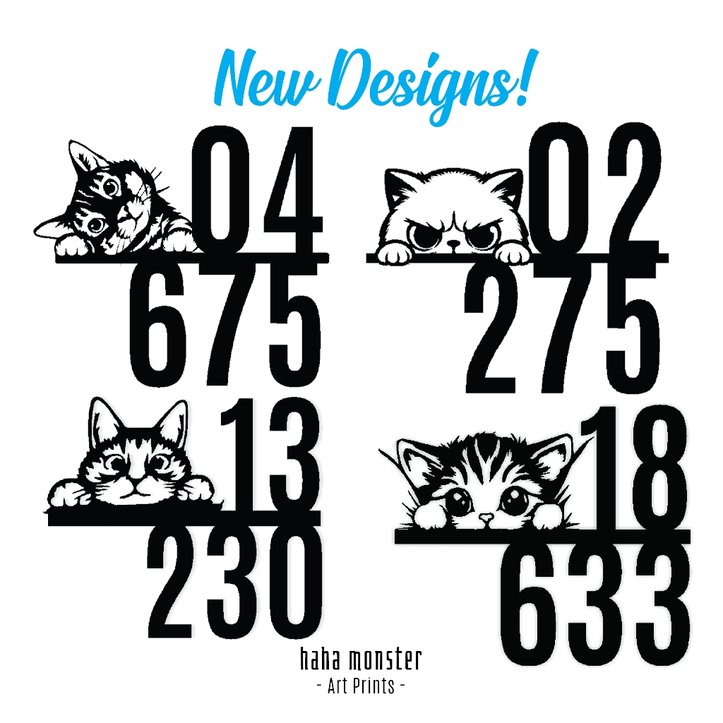 Customised HDB Unit Number | Pesonalised House Gate Number Signage ...