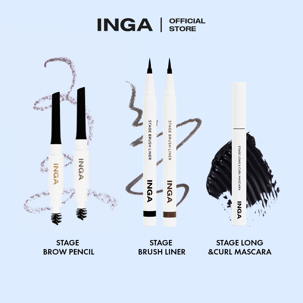 INGA Stage Eyes 3 types (Liner, Mascara, Brow) | Shopee Philippines