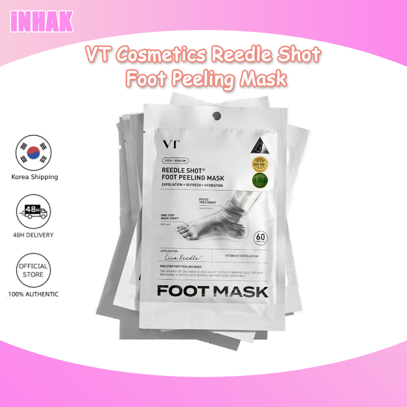 VT Cosmetics Reedle Shot Foot Peeling Mask (3 Sheets) | Shopee Philippines
