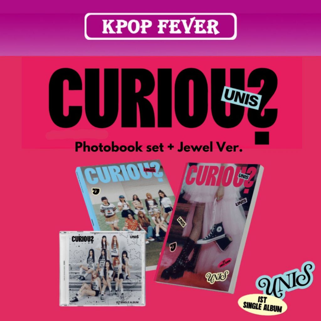 UNIS – CURIOUS 1ST SINGLE ALBUM ( PHOTOBOOK SET / PHOTOBOOK SET+JEWEL ...