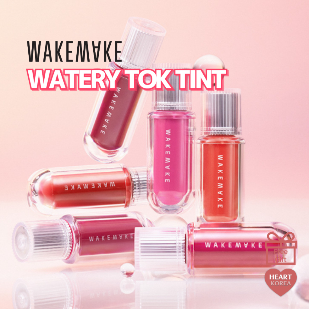 (NEW) WAKEMAKE Watery Tok Tint / Lip Tint (color lasting) 6shades / 4g | Shopee Philippines