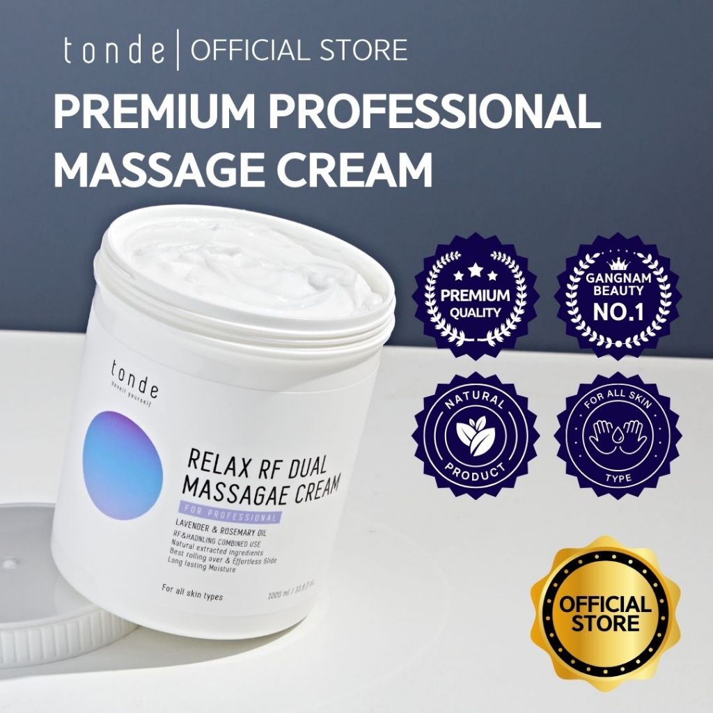 TONDE Relax RF Dual Massage Cream 1000ml | Shopee Philippines