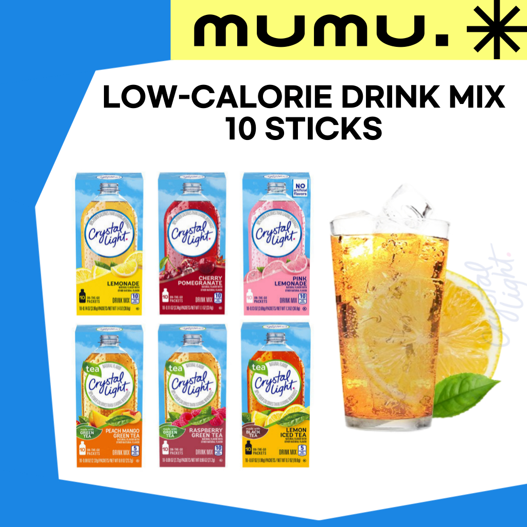 [Crystal Light] Low-Calorie Drink Mix | 10 Sticks | Pink Lemonade ...