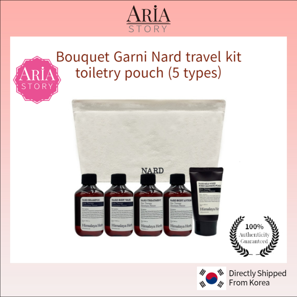 Bouquet Garni Nard travel kit toiletry pouch (5 types) | Shopee Philippines