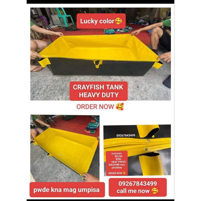 AZOLLA POND FISH TANK 3X2X1FT heavy duty makapal matibay pang matagalan ...