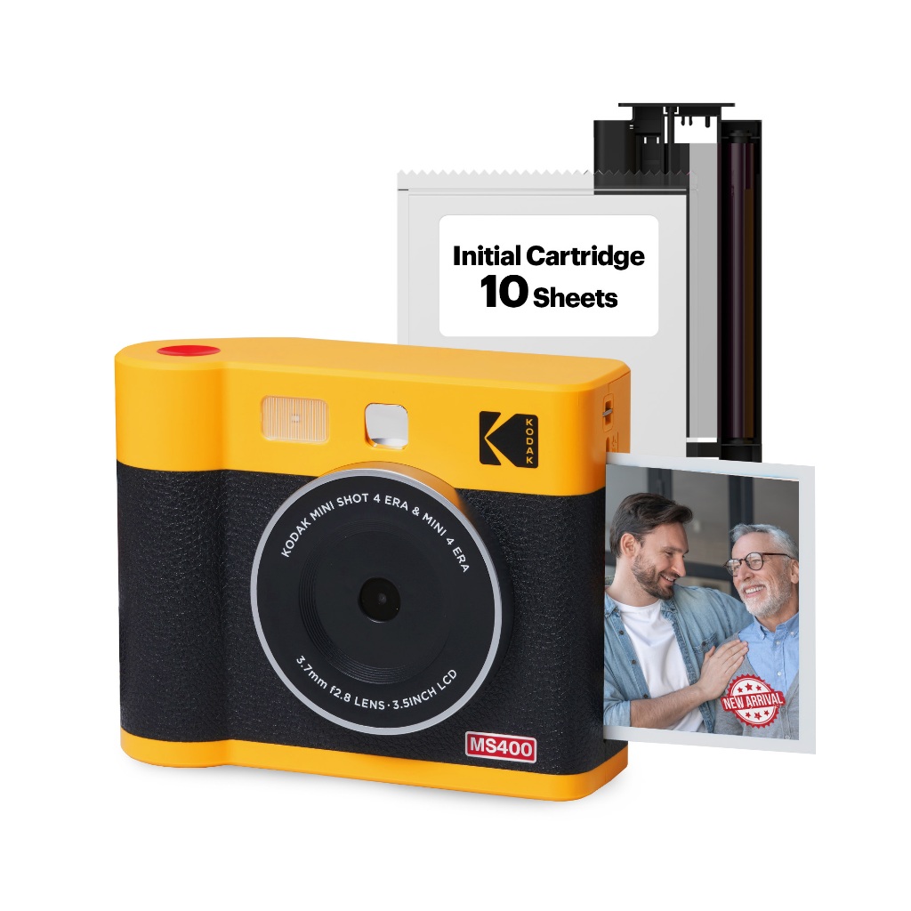 KODAK Mini Shot 4 ERA 2-in-1 Instant Camera and Photo Printer (4x4 ...