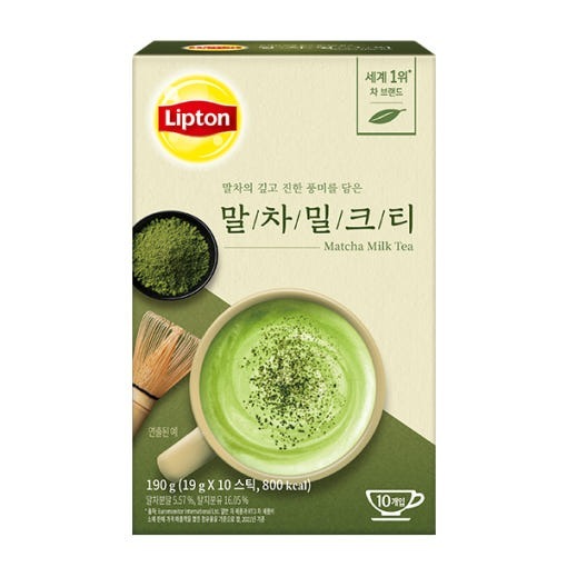 Lipton Milk Tea 19g x 10 Sticks(Matcha / Oolong) | Shopee Philippines