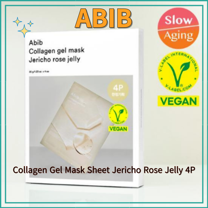 Abib Collagen Gel Mask Sheet Jericho Rose Jelly 4P | Shopee Philippines