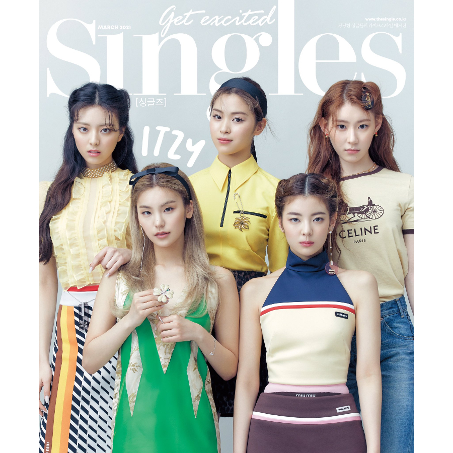 SINGLES Korea March 2021 ITZY, Korean Magazine | Shopee Philippines