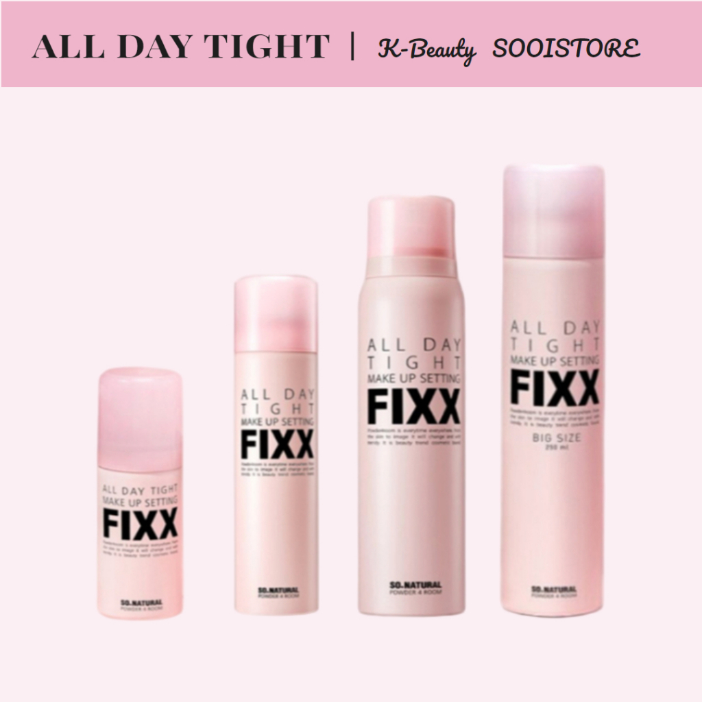 [ALL DAY TIGHT] MAKEUP SETTING FIXX (MAKEUP FIXER) 35ML, 75ML, 120ML ...