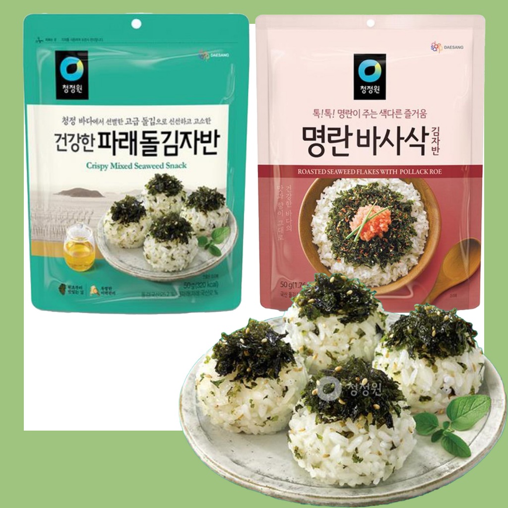 Chungjungwon Roasted Seaweed Flakes 50g /Korean Seaweed Flakes ...