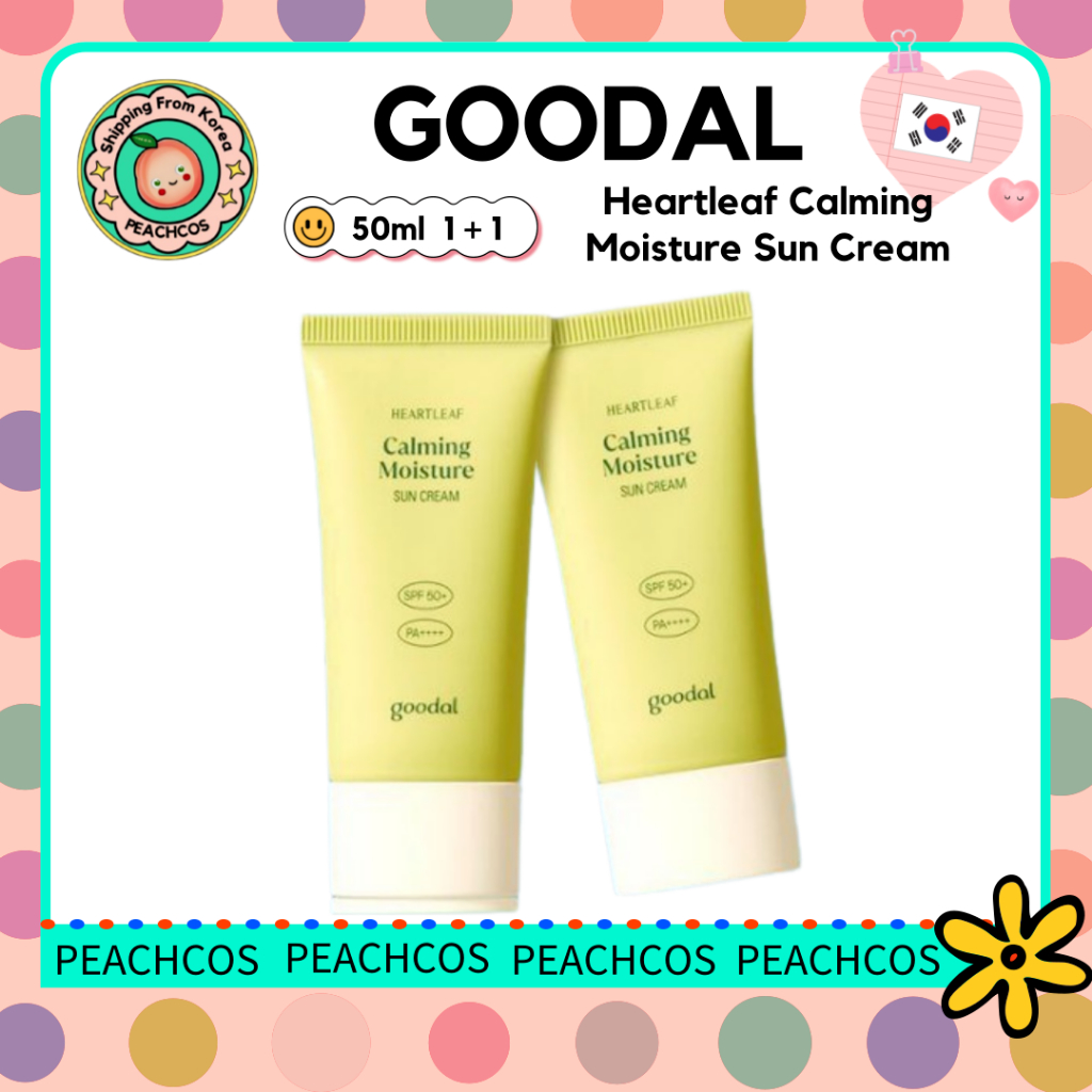 ️[Goodal] Heartleaf (Houttuynia Cordata) Calming Moisture Sun Cream ...