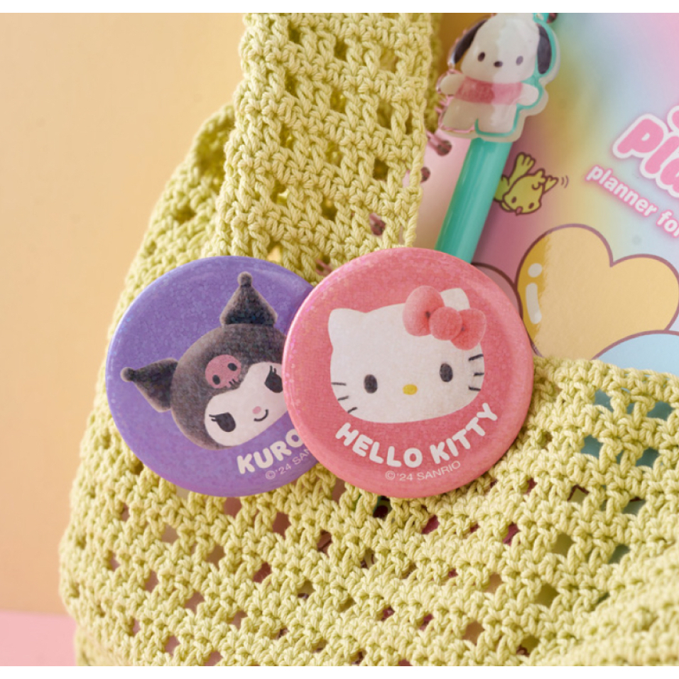 [Sanrio] Cute Badge Twinkle Metal Brooches Hello Kitty Badge /My Melody ...
