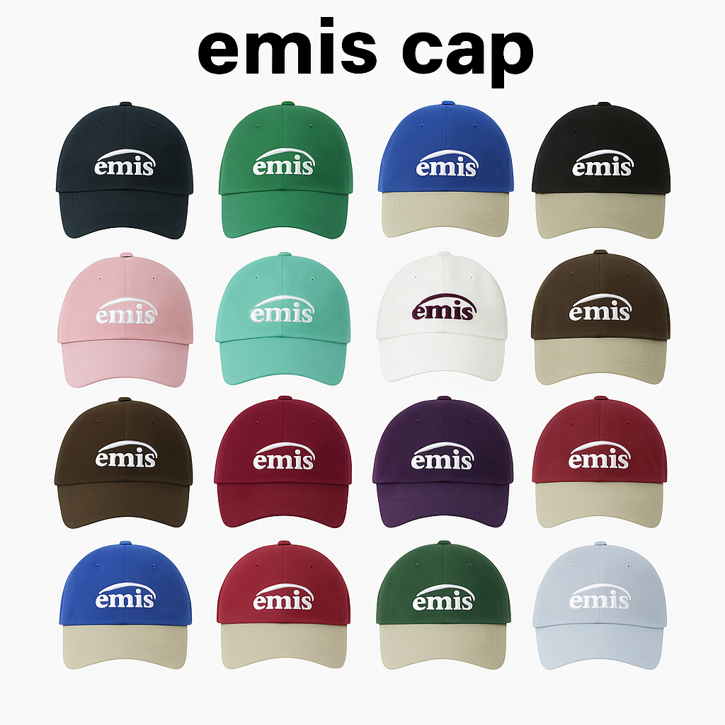 EMIS NEW LOGO Mix Ball Cap (Renewal Ver.) | Unisex Two-Tone Baseball ...