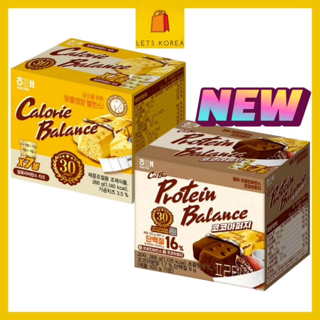 [KOREA] HAITAI Calorie Balance & Protein Balance 266g / Protein Snack ...