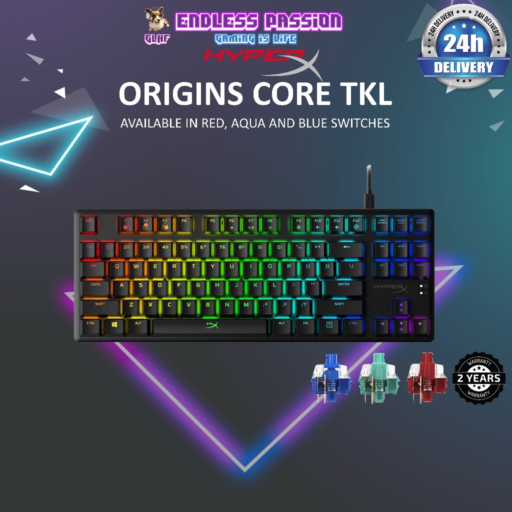 HyperX Alloy Origins Core - TKL Mechanical Gaming Keyboard | Shopee Philippines