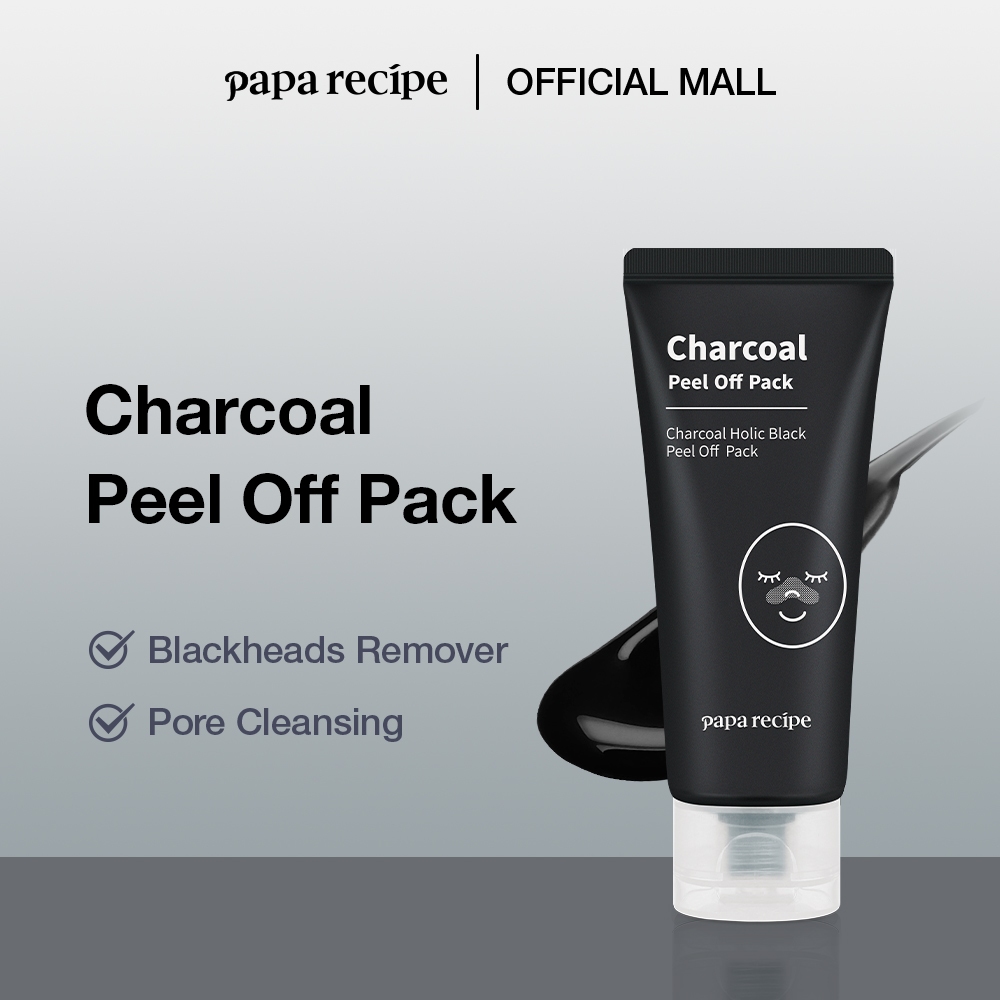 papa recipe Charcoal Holic Black Peel Off Pack (50ml) | Shopee Philippines
