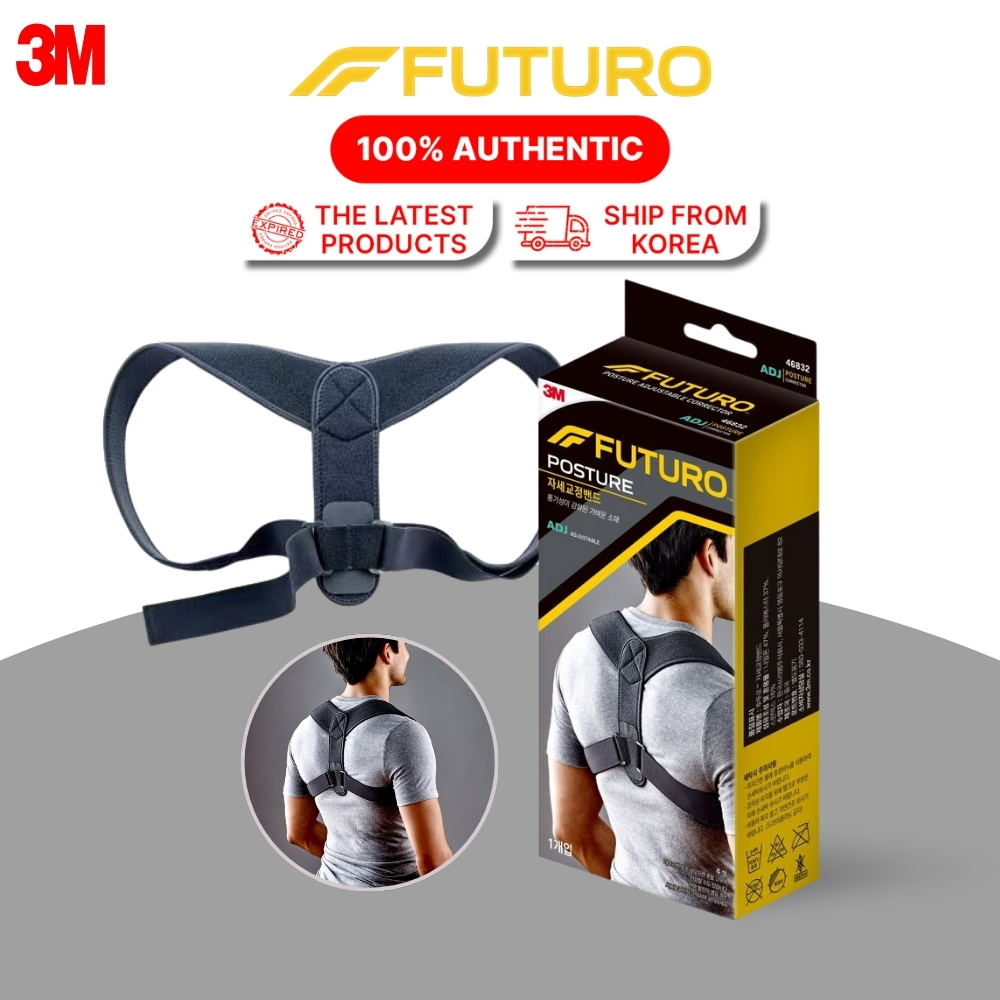 3M Futuro Posture Corrector - Adjustable One Size for Shoulder and Back ...