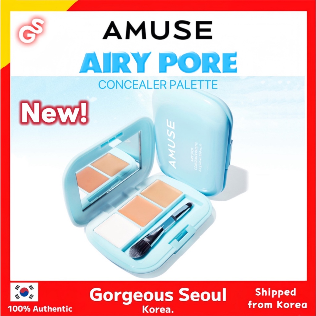 【AMUSE】NEW AIRY SPOT CONCEALER PALETTE 3g | Shopee Philippines
