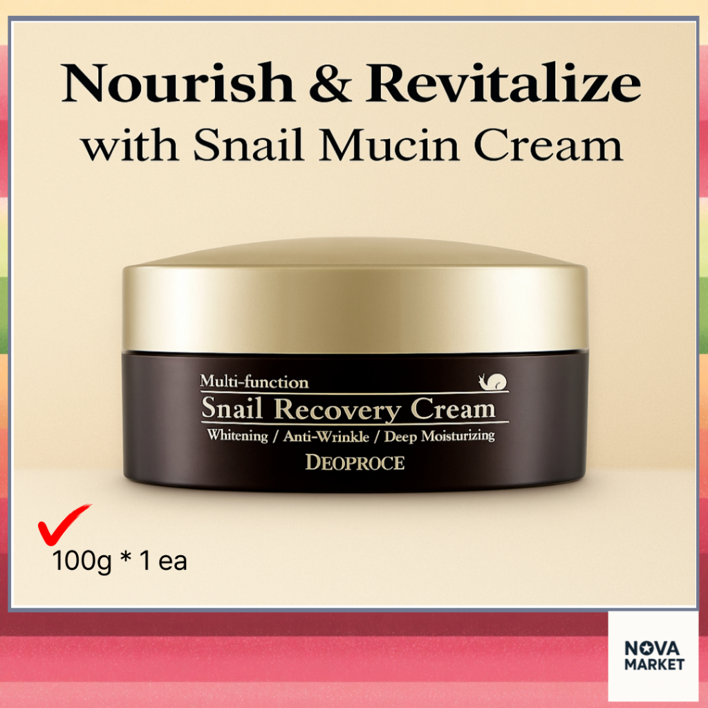 [DEOPROCE] Snail Recovery Cream 100g , K-Beauty, Anti-aging ...