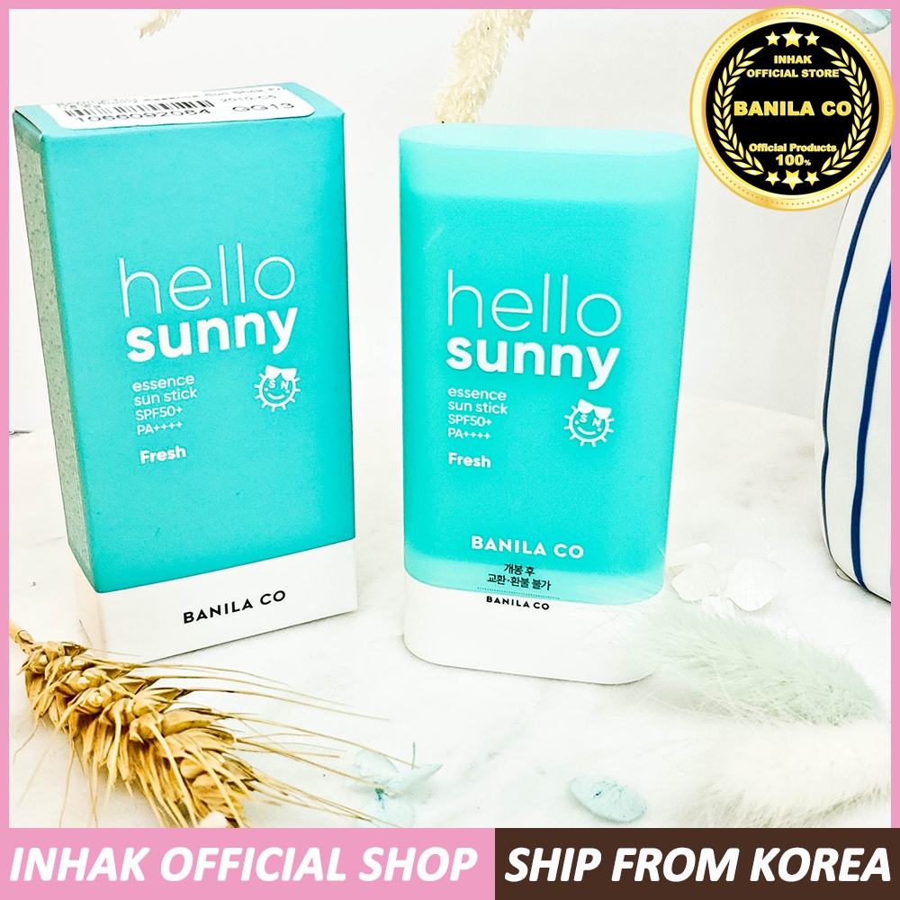 BANILA CO Hello Sunny Essence Sun Stick SPF50+ PA++++ Fresh 18.5g ...