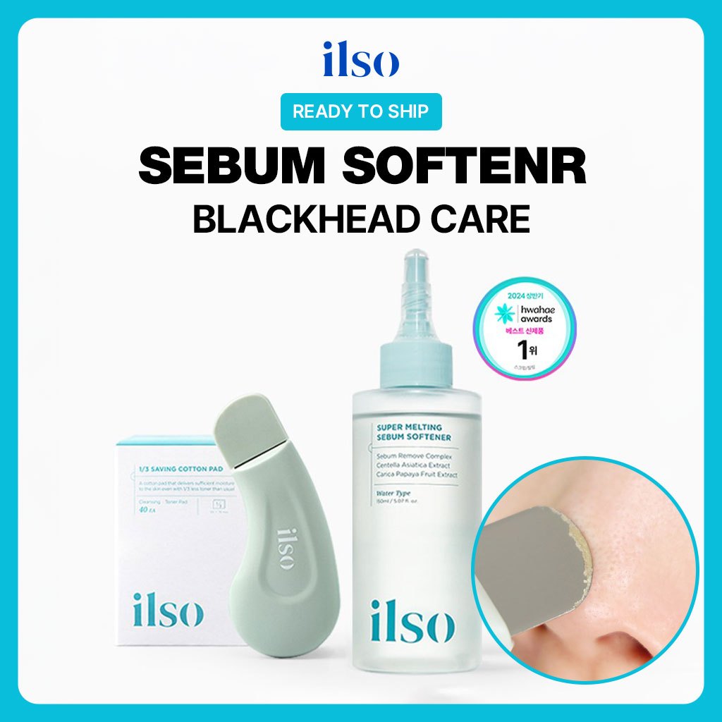 [ILSO] Super Melting Sebum Softener 150ml Set Blackhead Control Essence ...