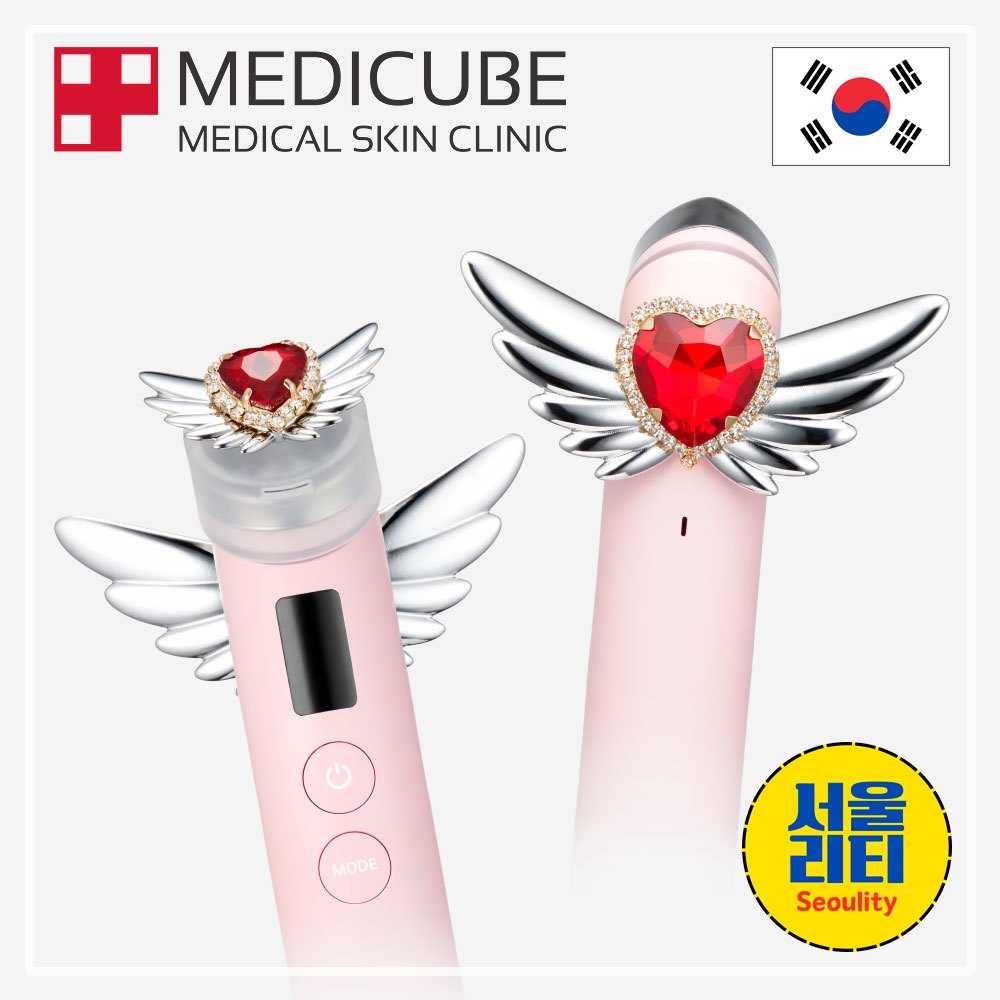 MEDICUBE AGE-R Booster PRO [Pink Angel Edition] Cap + Wing | Shopee ...