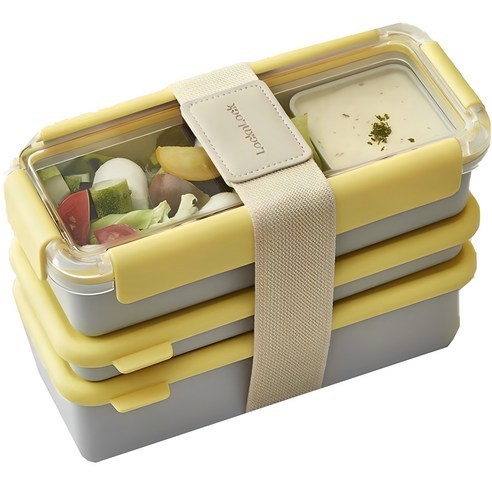 LocknLock DOSILOCK 4P Set Professional Pack Lunch Box Bag Case with ...