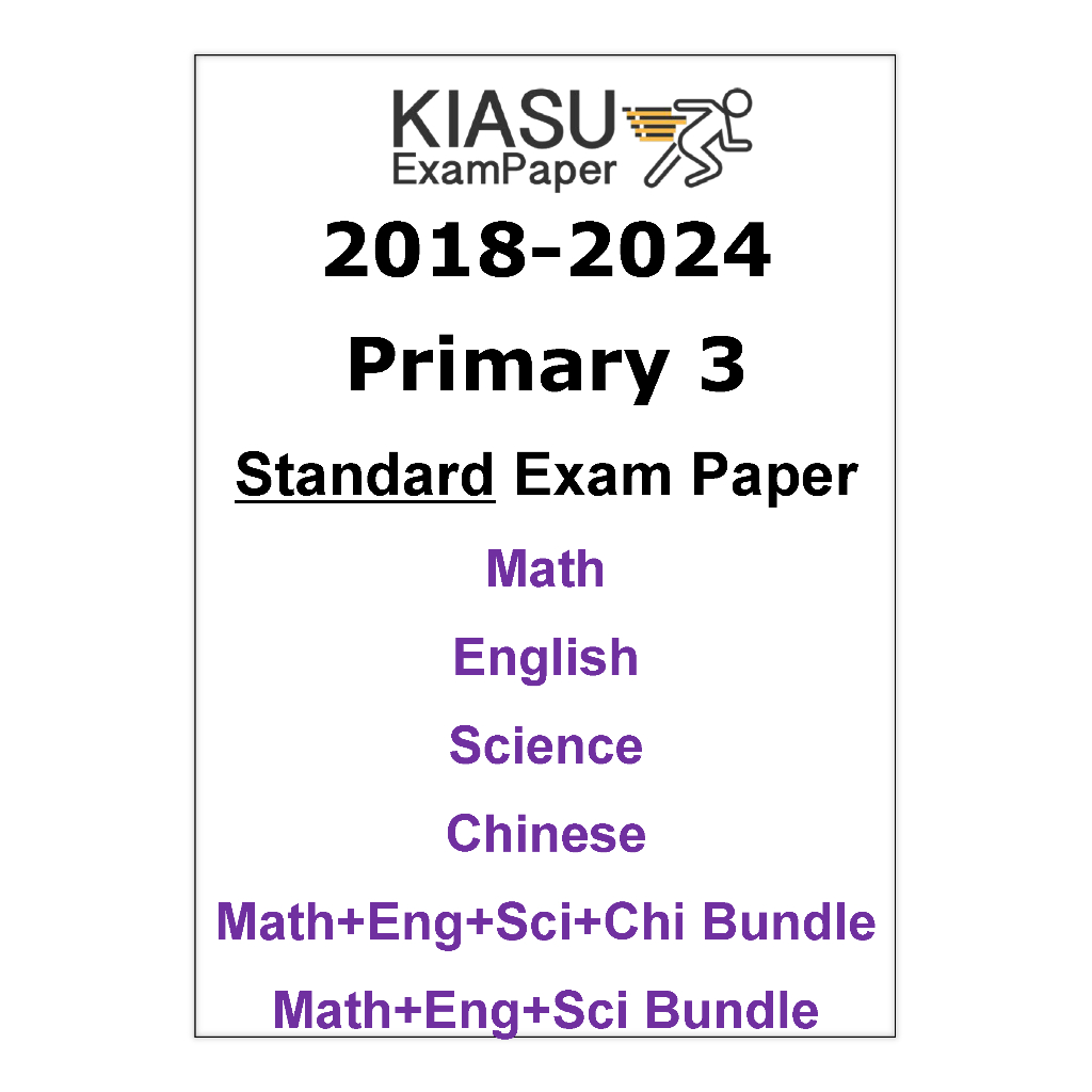 2018 - 2022 2023 2024 Primary 3 P3 Math , Science , English , Top ...