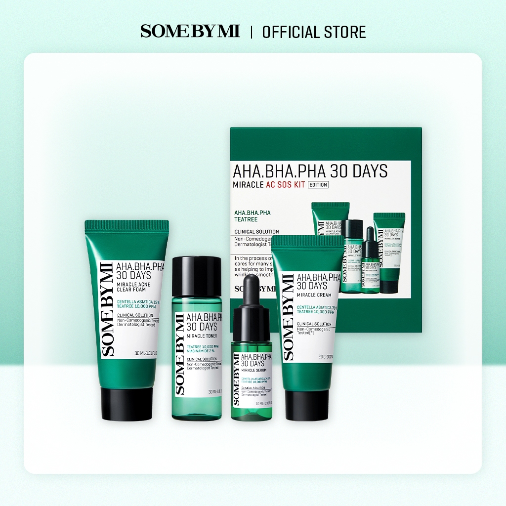 [Anti Acne Kit] SOME BY MI OFFICIAL AHA-BHA-PHA 30Days Miracle ACNE ...