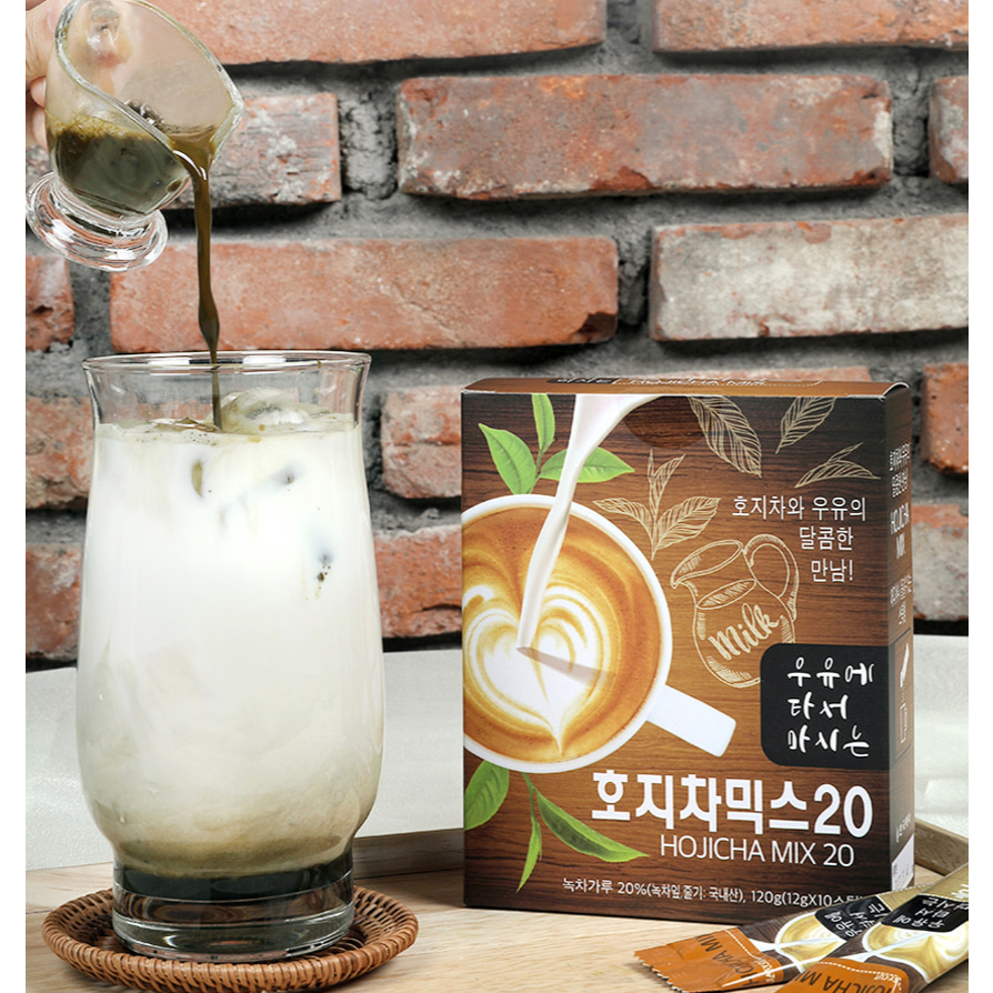 milktea powder Hojicha Tea [HANKOOKTEA] korea the name of Japanese ...