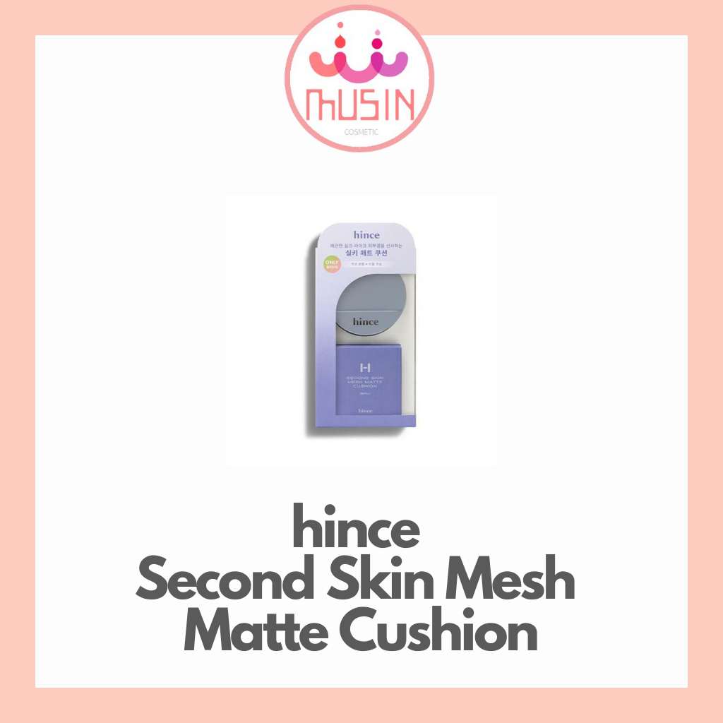 hince Second Skin Mesh Matte Cushion (Main Product 12g+Refill 12g ...