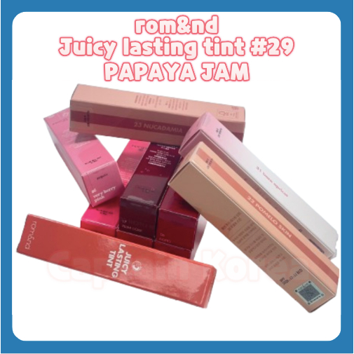 romand juicy lasting tint #29 PAPAYA JAM rom&nd ROMAND | Shopee Philippines