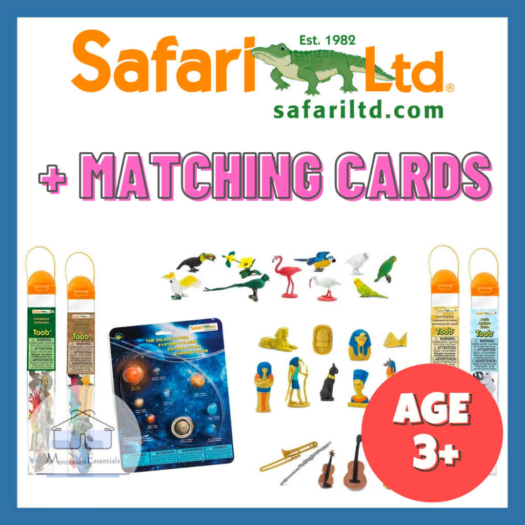 Safari Toob Figurines + Matching Card All Titles - Children Early ...
