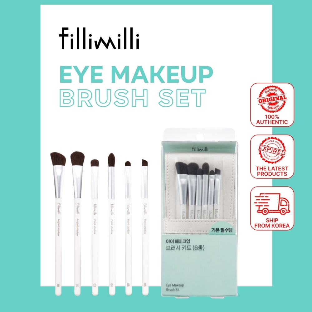 [Renewal]Fillimilli Olive Young Eye Makeup Brush Set with Case ...