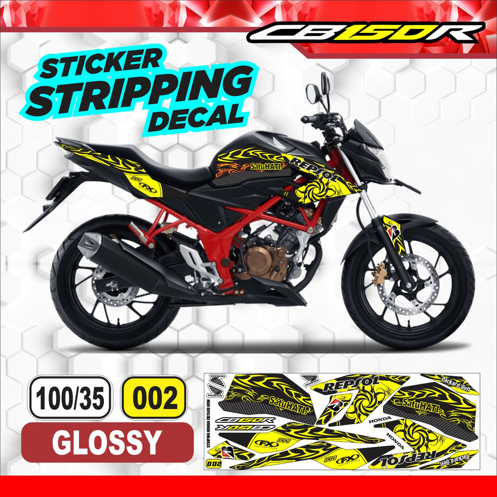 Striping Variation Honda CB150R New/sticker decal Motorcycle CB150R New ...