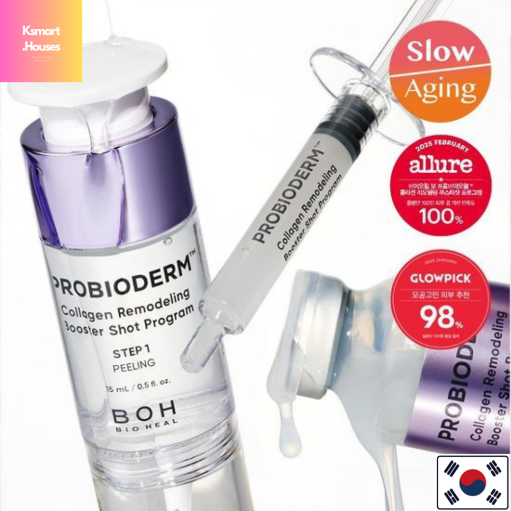 BOH Probioderm Collagen Remodeling Serum 30ml + Device Pore Shrink Plan ...