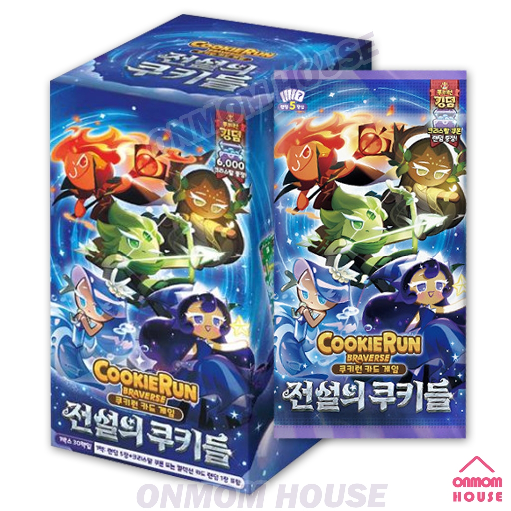 Cookie Run Braverse Cookies of Legend Booster Pack Vol.4 Korean TCG ...