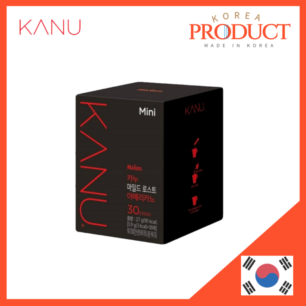 DONGSUH KANU Mini Mild Roast Americano 0.9g x 30 sticks Instant Coffee 3 in 1 Americano | Shopee ...