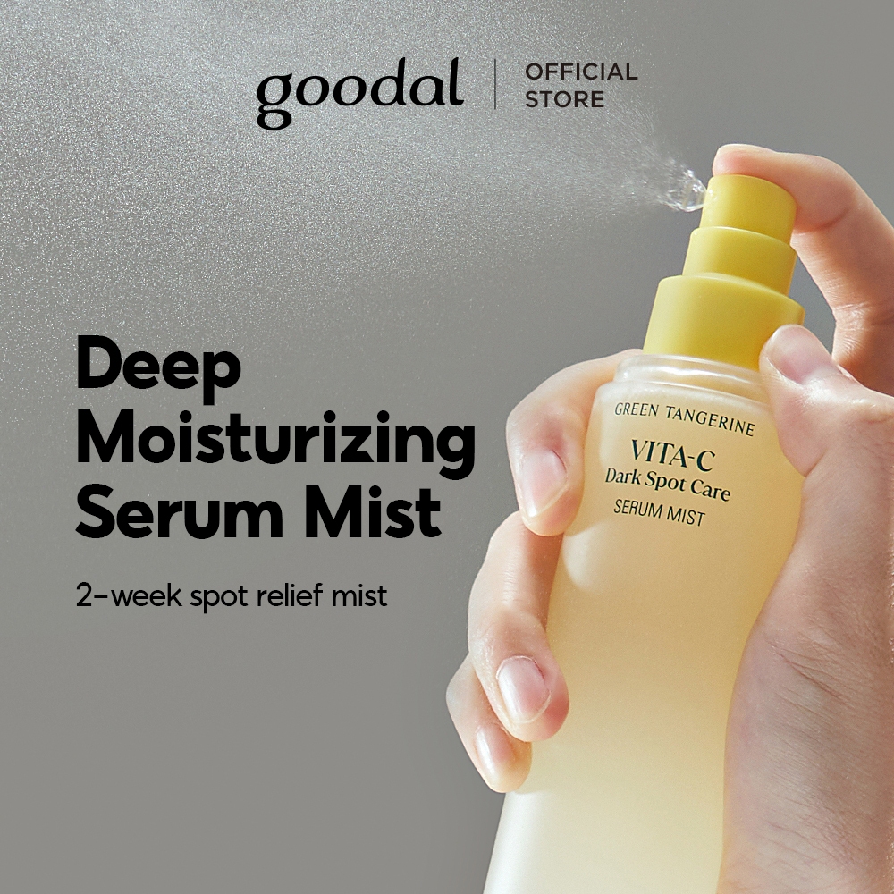 Goodal Green Tangerine Vita C Serum Mist 100ml Vitamin C Essence For ...