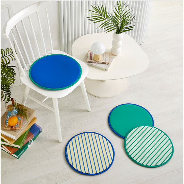 MODERNHOUSE 3℃ Extreme Cool Mesh Seat Cushion Round D35 – Stripe Green ...