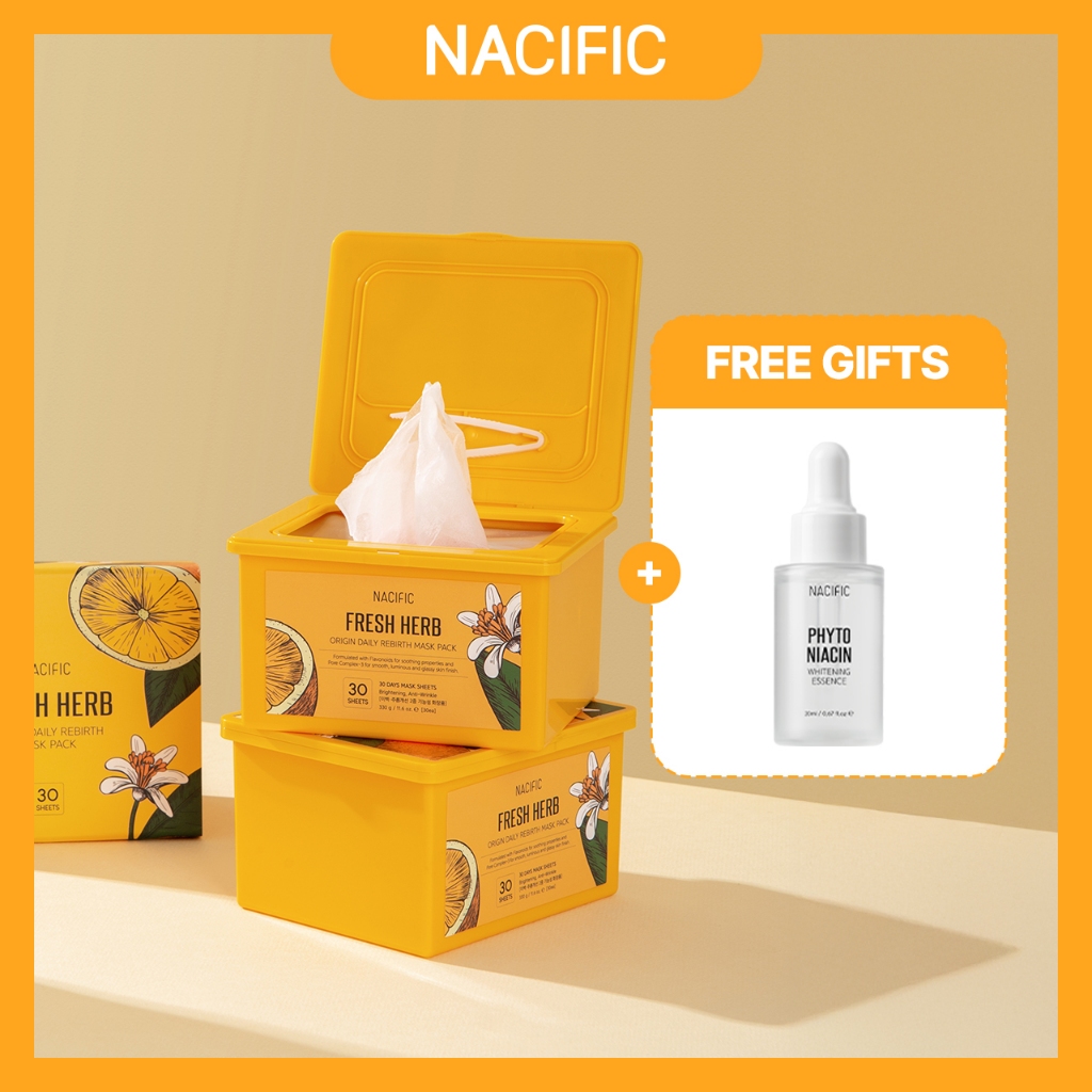 [NACIFIC] Fresh Herb Origin Daily Mask Pack | Shopee Philippines