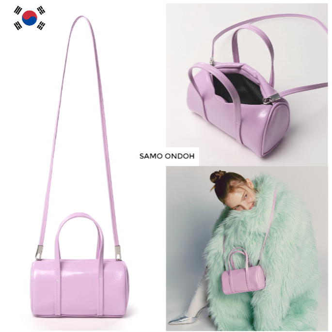 KR [SAMO ONDOH Didi Bag Mini crikled Violet] 2024 F/W Korean Bag Mini ...