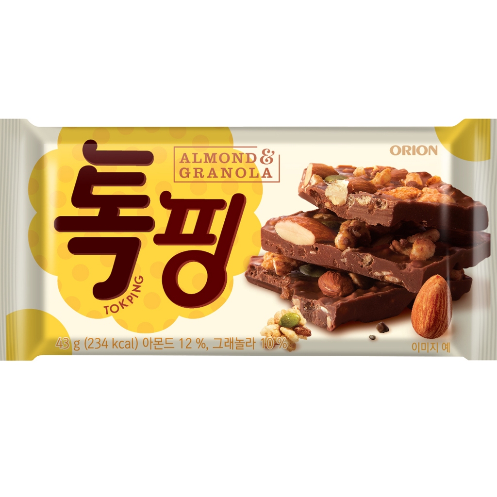 Orion Topping Almond & Granola, 43g, 1 piece | Shopee Philippines