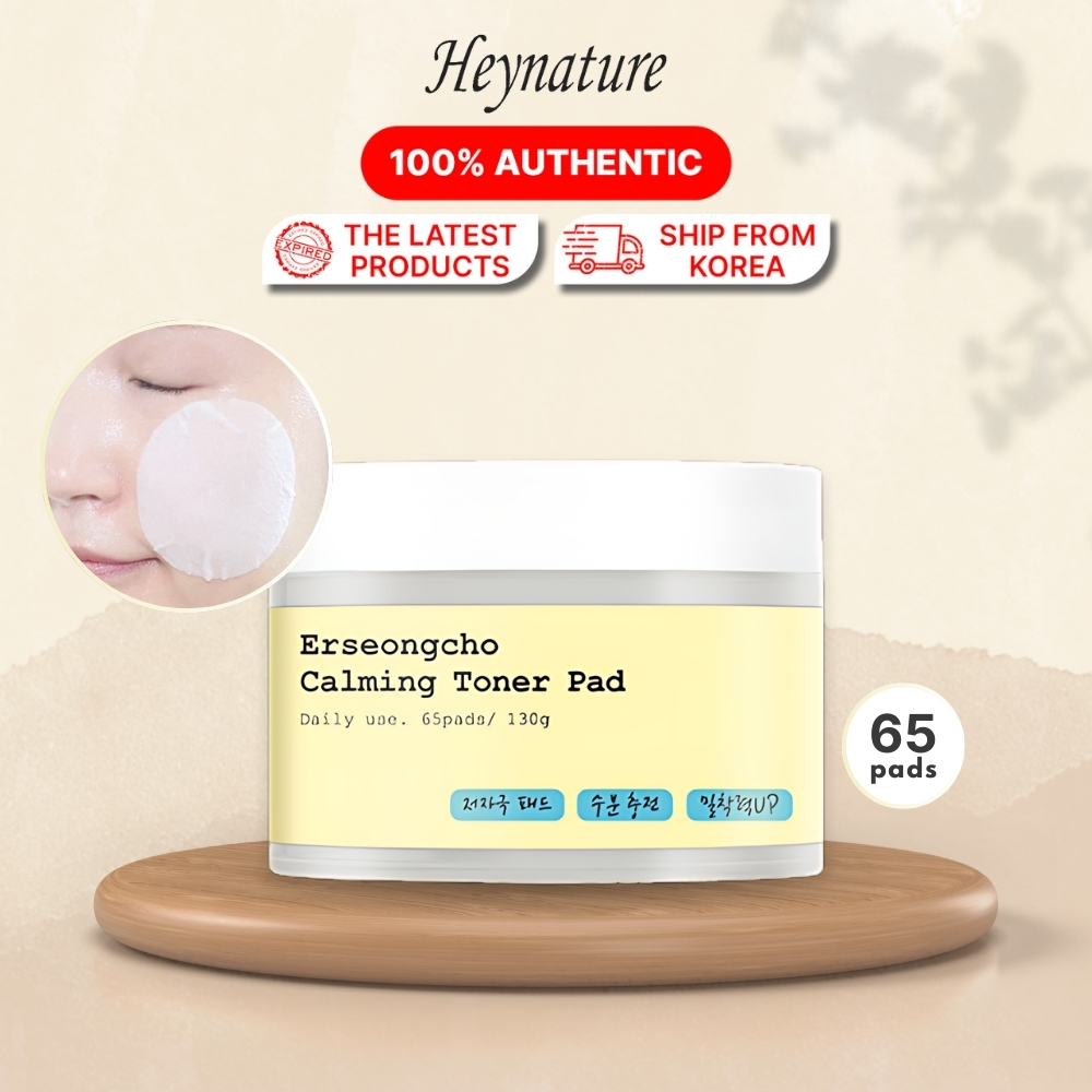 Heynature Erseongcho Calming Toner Pads (65pcs) | Shopee Philippines
